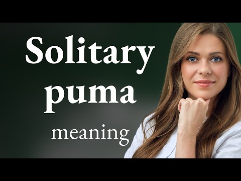 Understanding "Solitary Puma": An English Phrase Explained