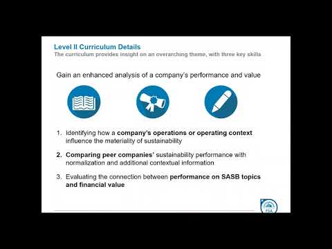 Webinar: SASB's FSA Credential: Join Those Working at the Highest Levels in Business and Finance