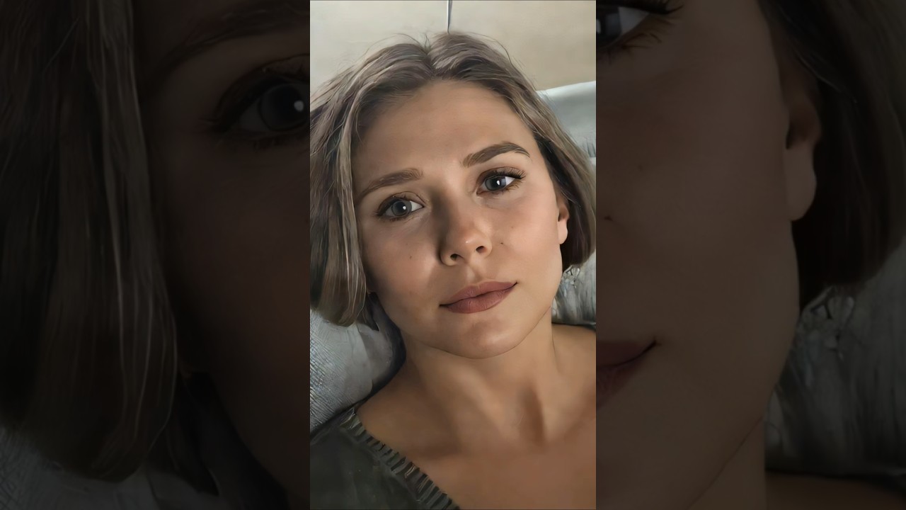 Elizabeth Olsen Is Cute 💕 #film #makeup #beauty #edit #ai #model #fashion #cool #good #marvel #hero