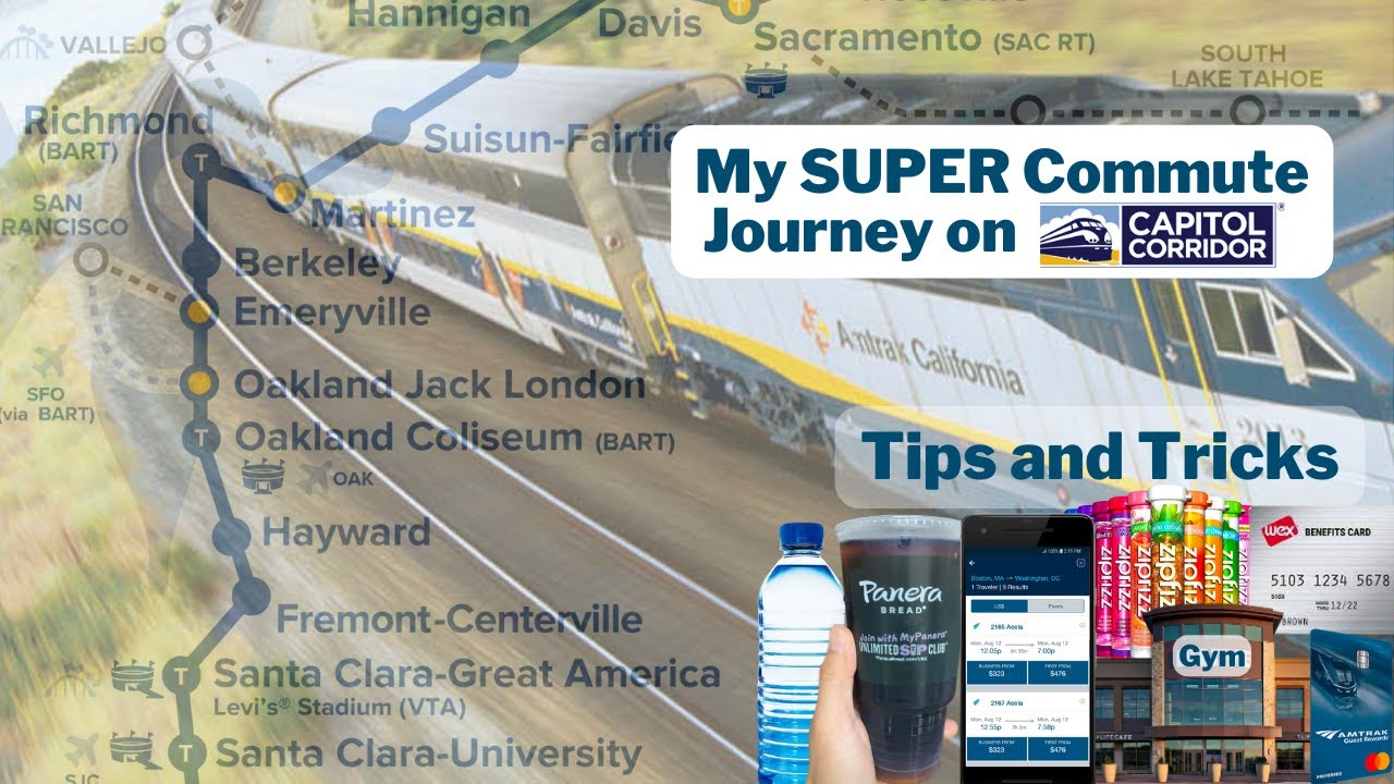 My Super Commute on Capitol Corridor (Amtrak)