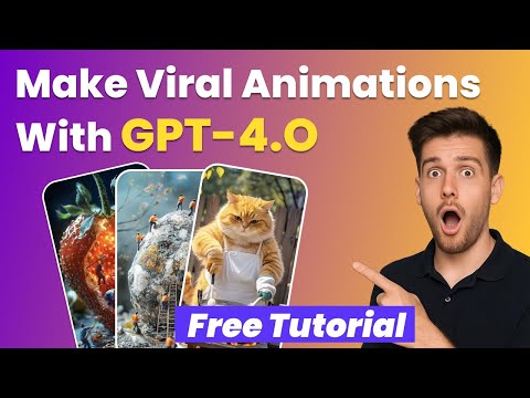 How to create Animation & GIFs using GPT-4o (Free Full Course)