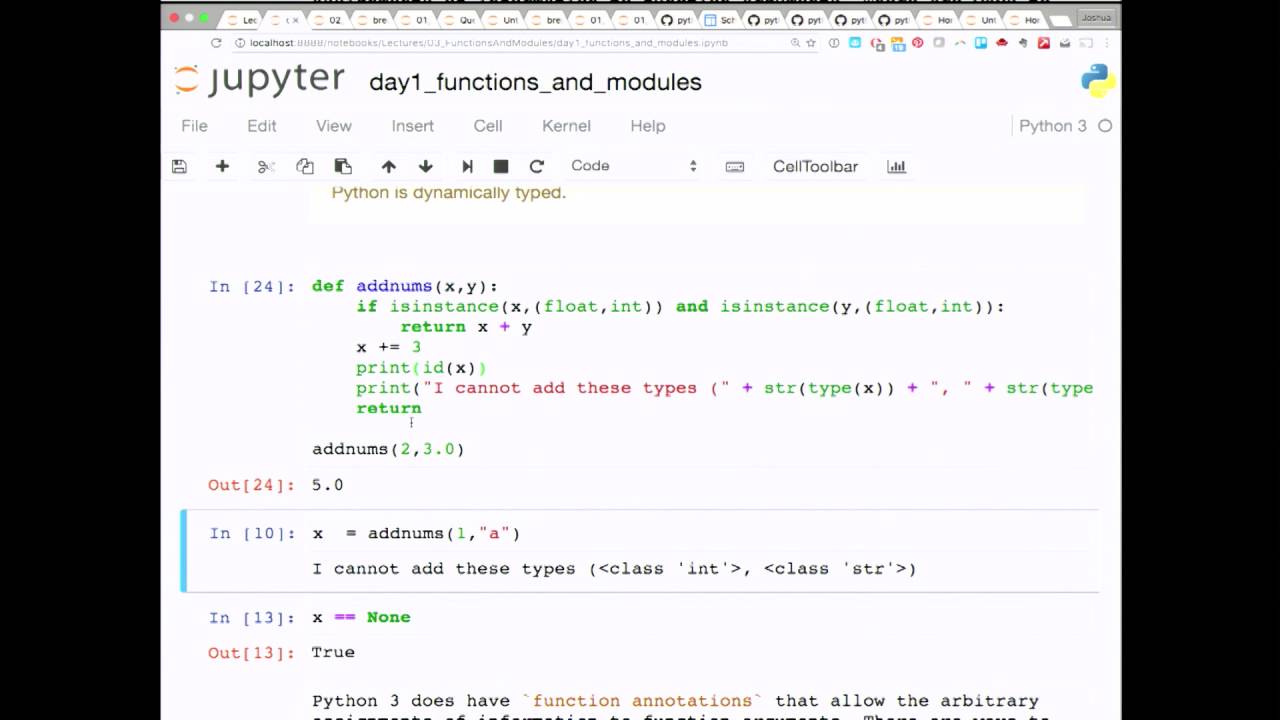 Python Boot Camp Fall 2016_Part 4_Functions Modules