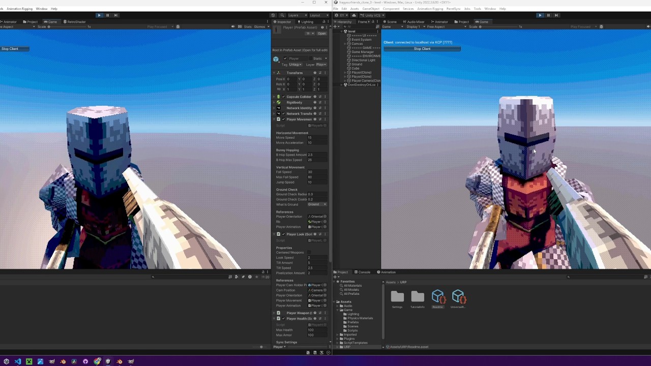 Unity Multiplayer FPS  first test - Unity 3D