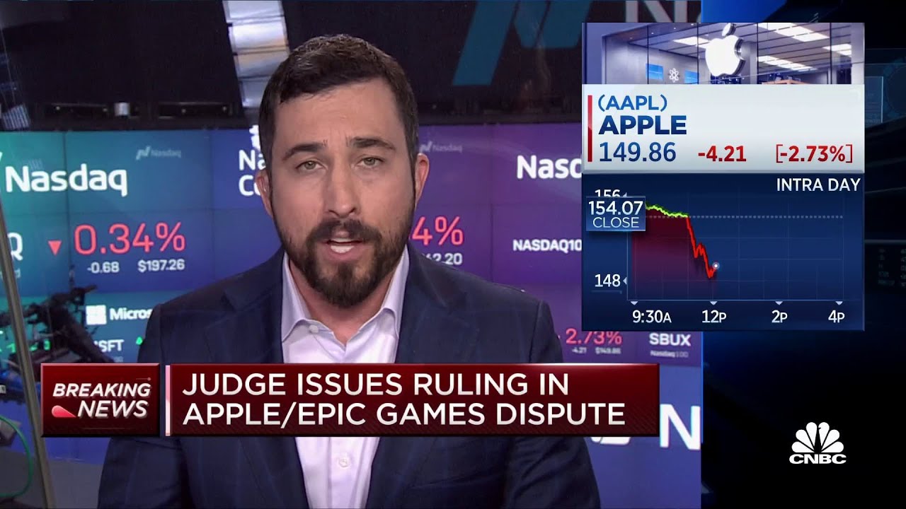 Judge issues ruling in lawsuit between Apple and Epic Games