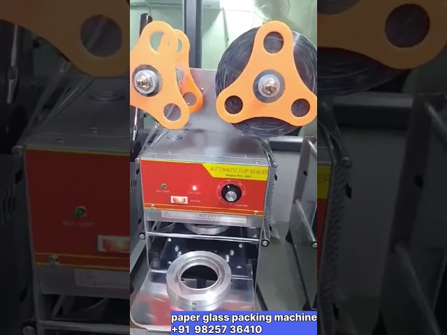 Water Glass Packing Machine - Plastic Glass Sealing Machine ...