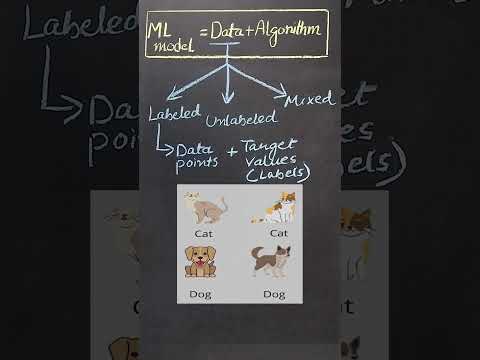 Labeled v/s Unlabeled Data 📈🤖 #shorts #ai #learning