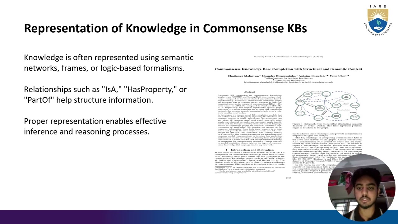 Commonsense Knowledge Bases pptx