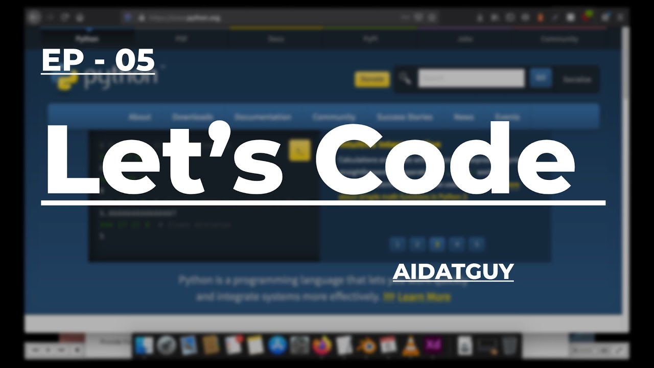 Let's code | Python Control Flow Statements | aidataguy