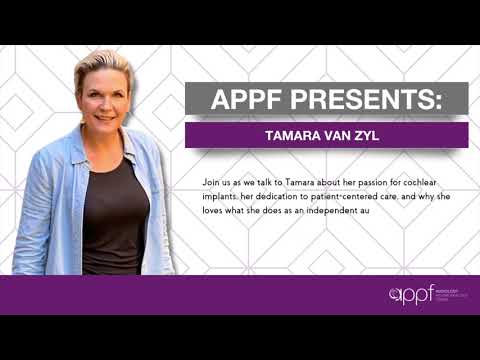 APPF presents Tamara van Zyl