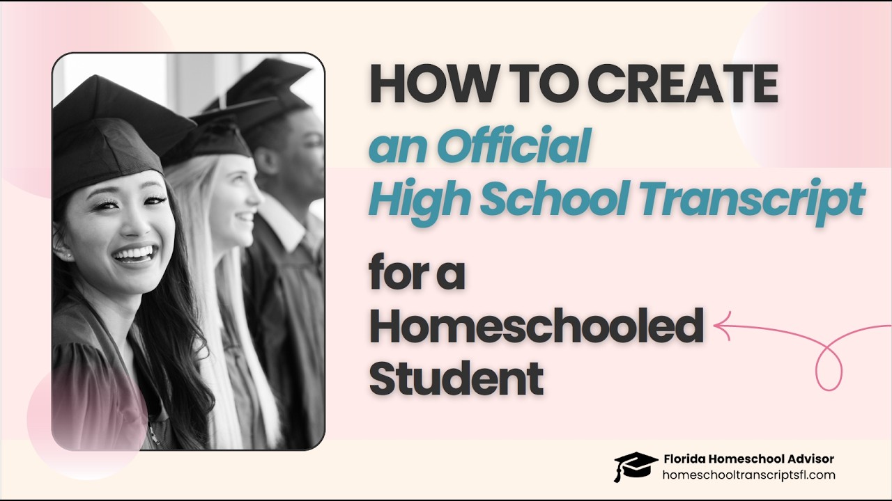 How to Create an Official High School Transcript for a Homeschooled Student