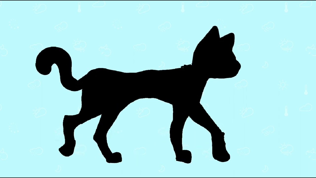 I animated Black Cat walking.
