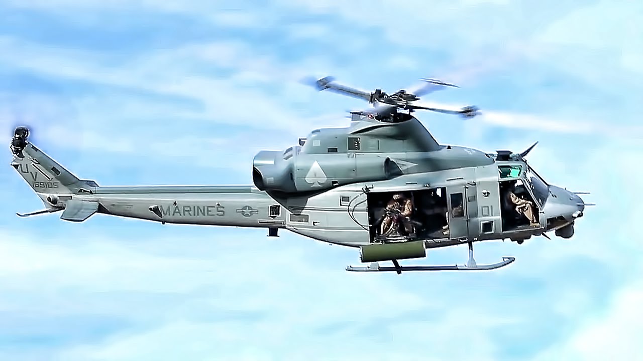 Helicopter Attack • USMC Air Support Exercise