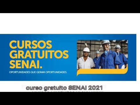 Curso EAD gratuito SENAI 2021 e com certificado!