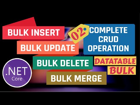 Learn CRUD using DataTable BULK Operations in ASP NET Core | Process 02 - Mind Luster