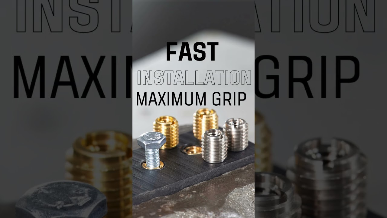 E-Z Knife: Self-Tapping Inserts for Plastic  #Plastics #SelfTappingInserts #DIY #Engineering