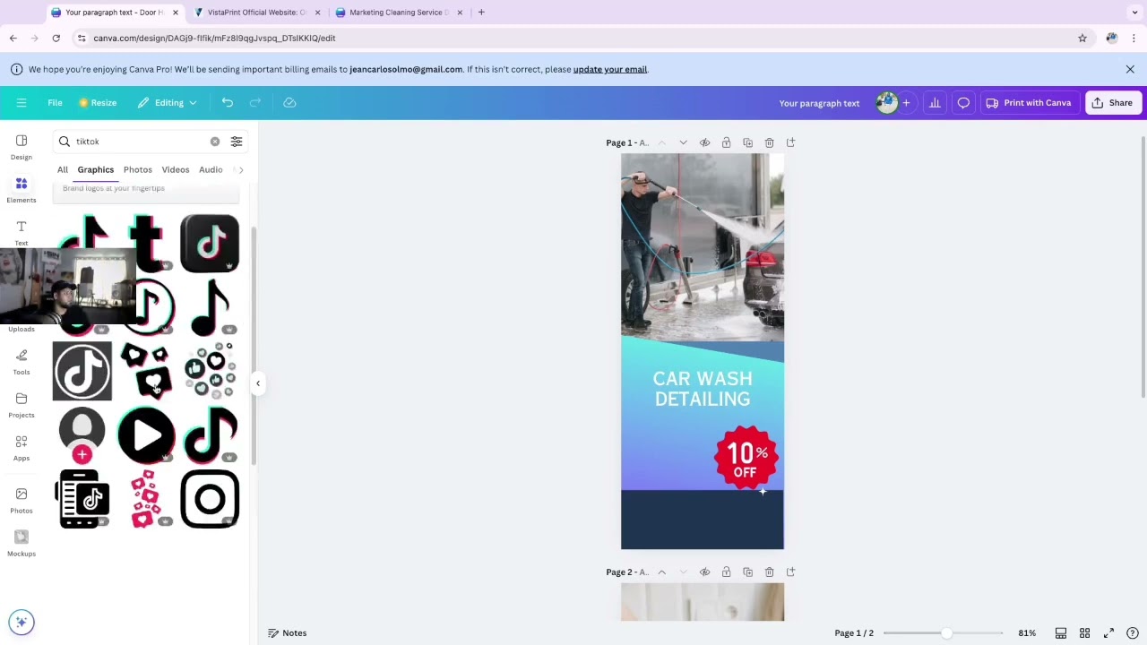 Como crear tus tarjetas y logo de trabajo en canva y como usar Vistaprint para ordenar!!