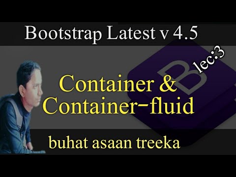 Container and Container fluid Layout in Bootstrap in Hindi,Urdu