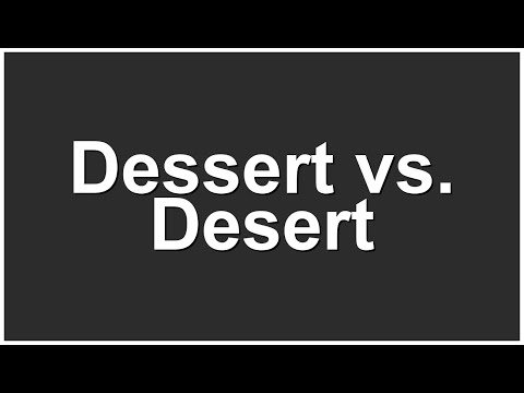How to pronounce Dessert Vs Desert? Is It Dessert or Desert? Find Out Fast!