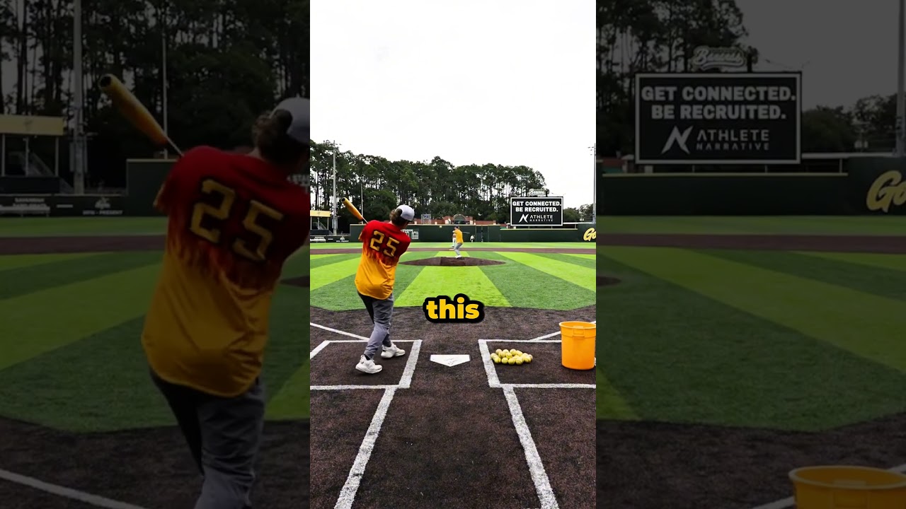 this Instead of hitting the ball, he made an incredible catch! 😲⚾