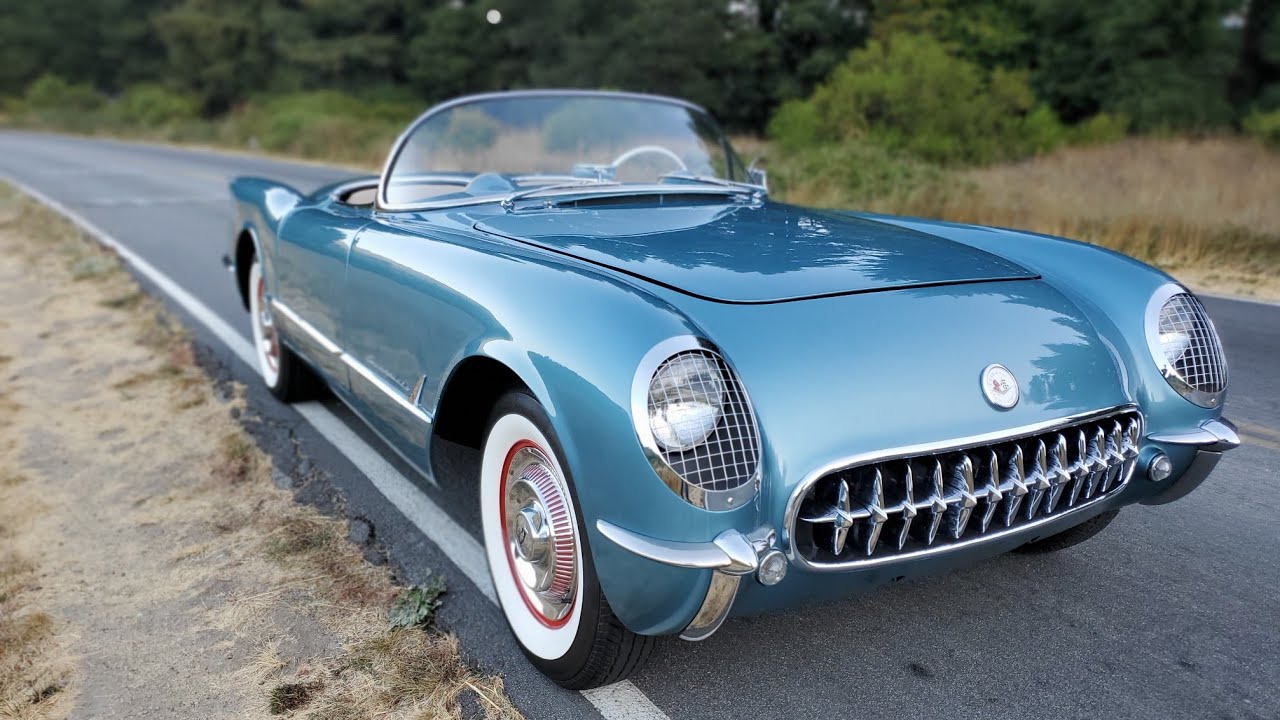 1954 Corvette open walk around