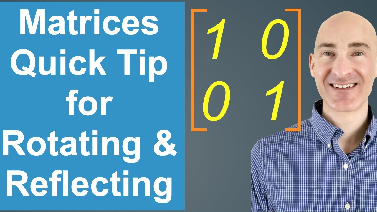 Matrices Quick Tip for Rotating and Reflecting