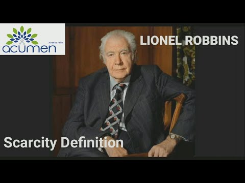 #9 Meaning and Definition of Economics | Scarcity Definition of Economics | Prof Lionel Robbins