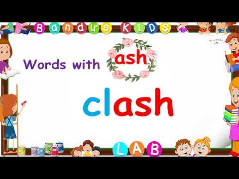 CVC words / words with ash & words with ack/ vocabulary with Bandu's Kids LAB Part 5