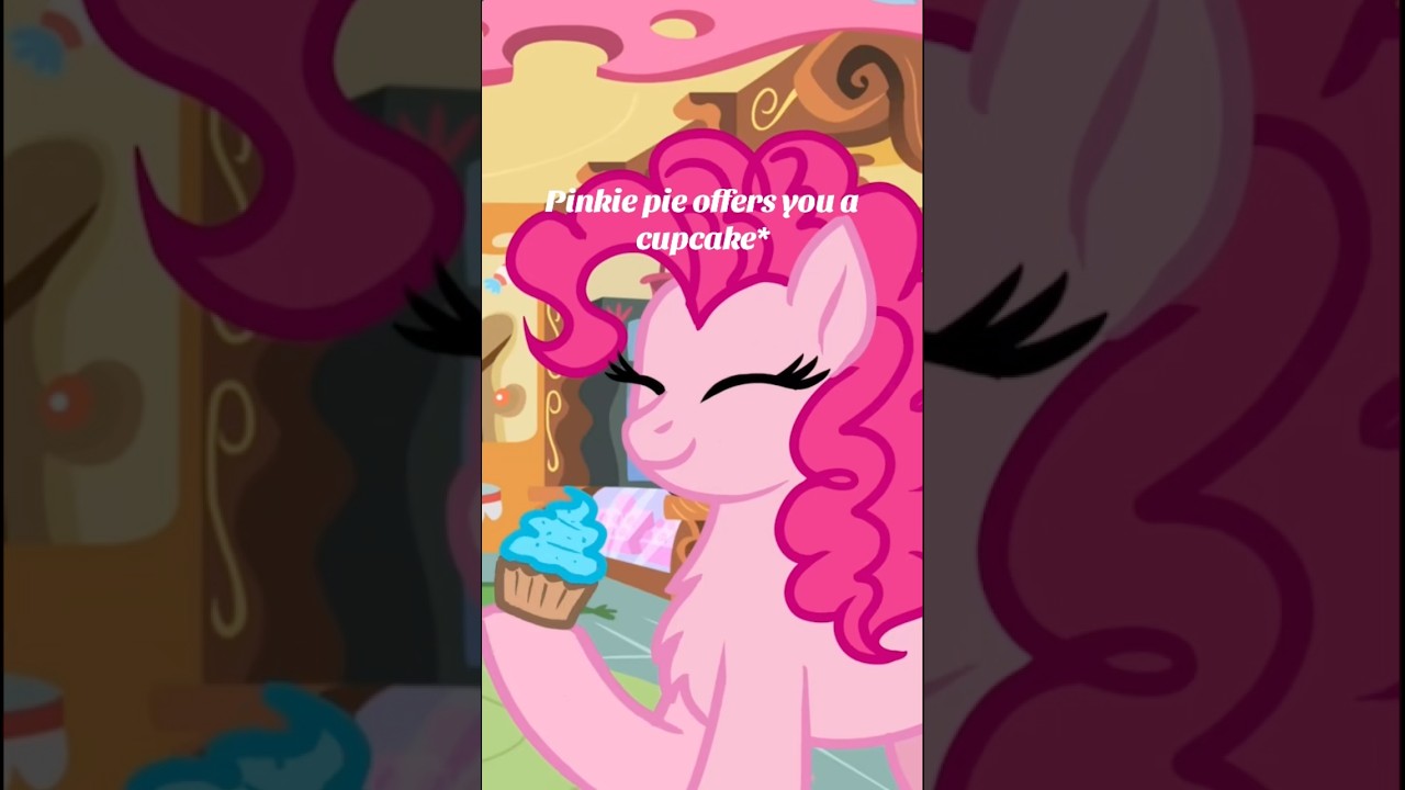 Do you accept?? 🧁 👀       #pinkiepie #cupcakes #animation