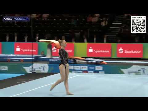 Lisa Vaelen. 2025 European Championships. Qual/TF. FX