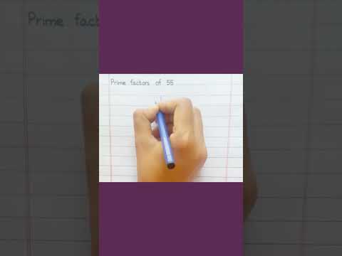 Prime Factors of 55 #shorts