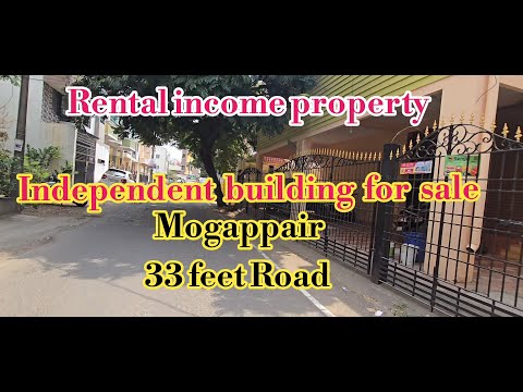 ID-261 INDEPENDENT BUILDING FOR SALE IN CHENNAI || MOGAPPAIR EAST || RENTAL INCOME || 33FEET ROAD ||