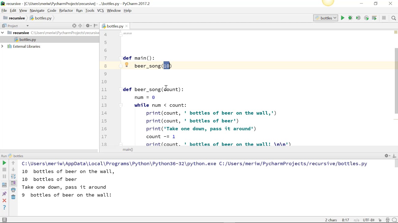 PRG-105: Recursive Function Calls in Python