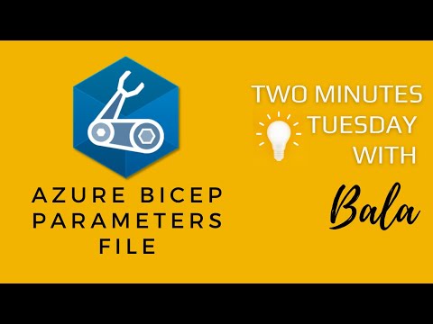 Azure Bicep Parameter Files