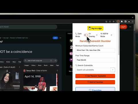 Random Reddit Stumbler – Find random subreddits with a click!