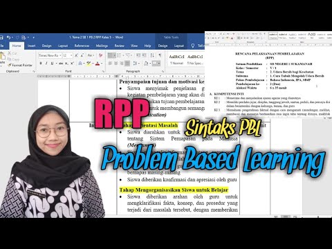 RPP Problem Based Learning (PBL) | Model Pembelajaran RPP untuk PPG PPL PGSD - Ayu Shinta Bella