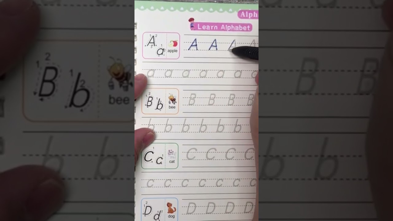 Reusable Practice Book for Toddlers