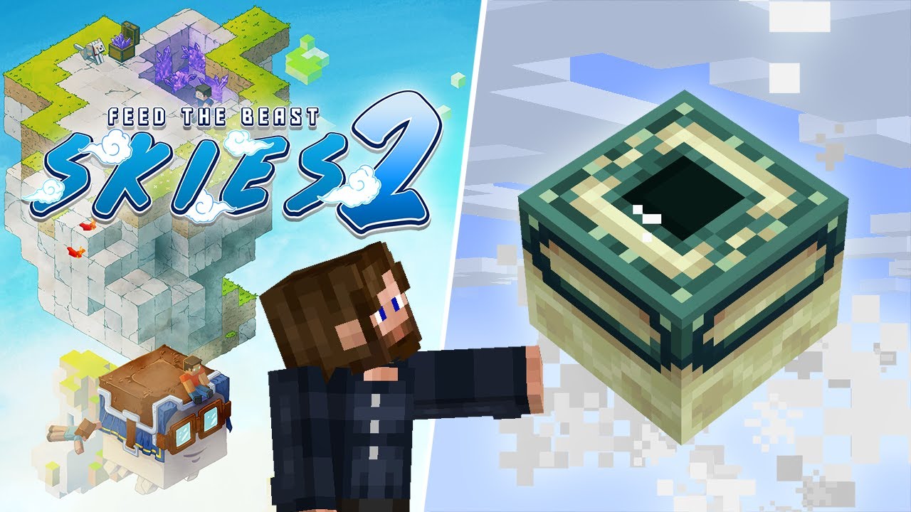 FTB Skies 2 EP16 Everything Needed to Craft the END Portal Frames