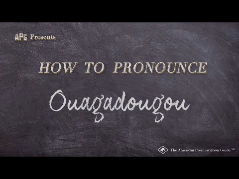 How to Pronounce Ouagadougou (Real Life Examples!)