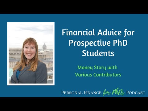 Financial Advice for Prospective PhD Students