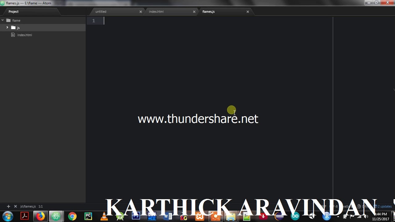 Javascript Flames Mini project part-1