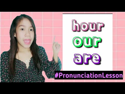 HOUR, OUR, ARE | PronunciationLesson #homophones #different ways to pronounce hour, our, are