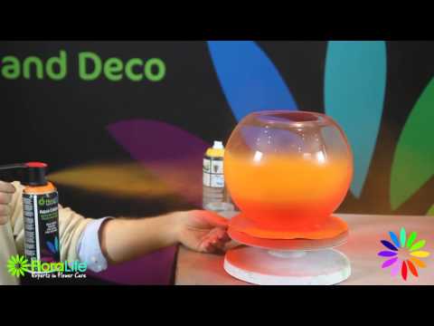Floralife® Aqua Color Spray - How To: Containers