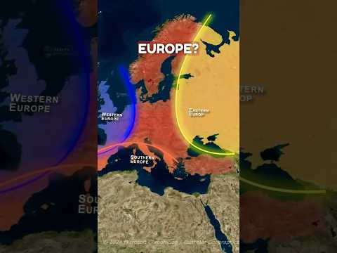Where are Europe boundaries #europe #european #geography #map #worldmap #france #germany #uk
