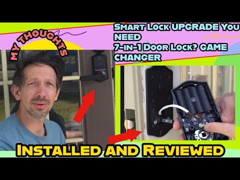 Veise VE019 Smart door Lock Review π | 7-in-1 Fingerprint Door Lock with App Control! how to install