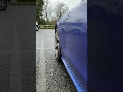 Audi RS5 Sepang Blue with 12mm front H&R spacers and painted RS calipers