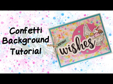 Confetti Background Tutorial.