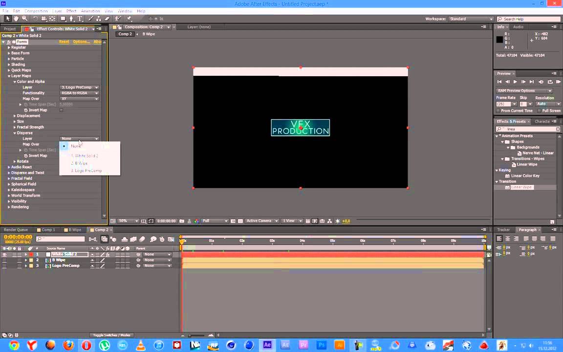 After Effects Red Giant Trapcode Form Basic Training