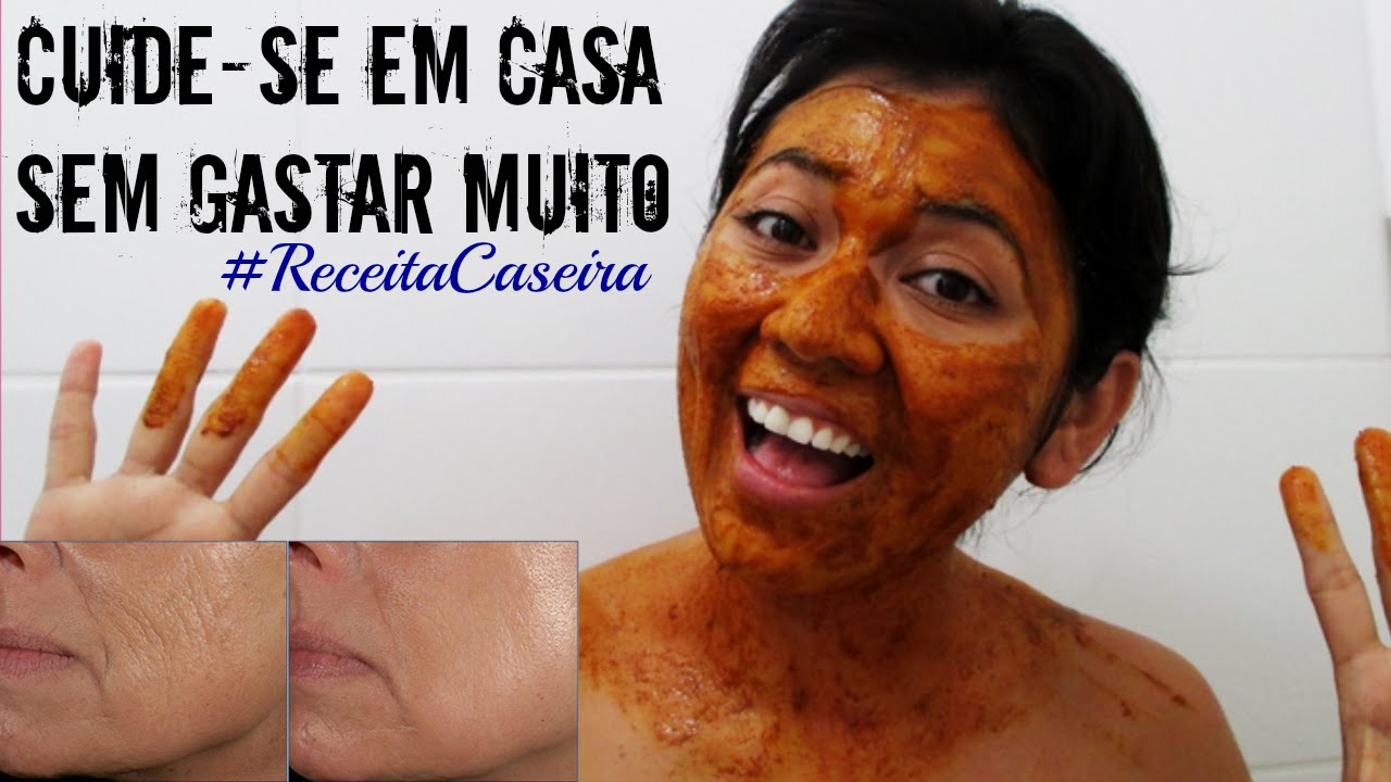 Máscara para tratar rugas e flacidez  em casa - RECEITA CASEIRA 😙