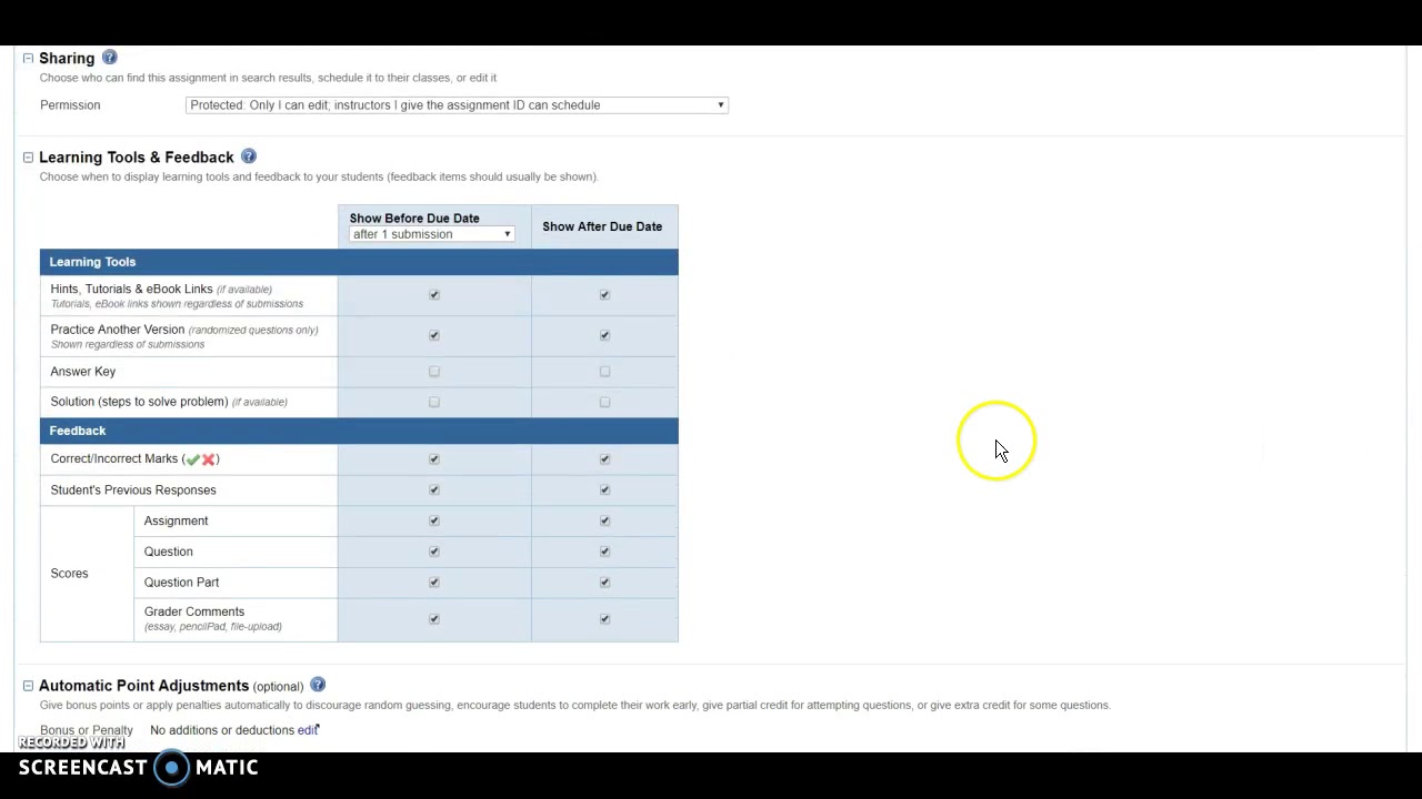 Create a Homework Template (WebAssign)