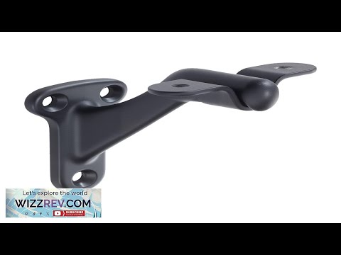 6 Packs Handrail Hardware Bracket Heavy Duty for Stairways Matte Black Review